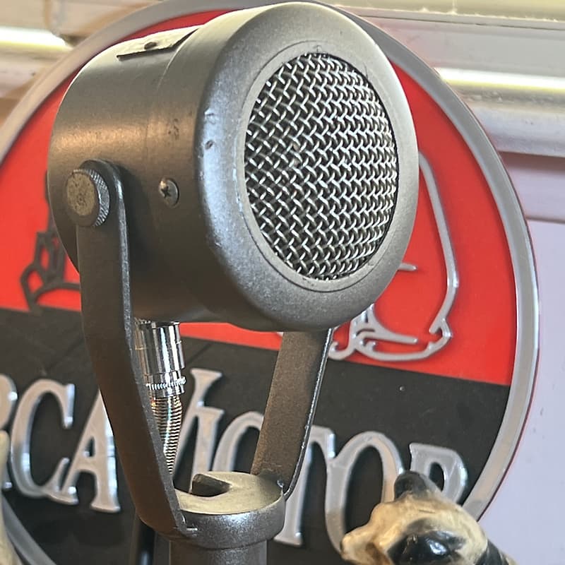 Vintage 1940's Executone EXH Dynamic Microphone, works | Reverb