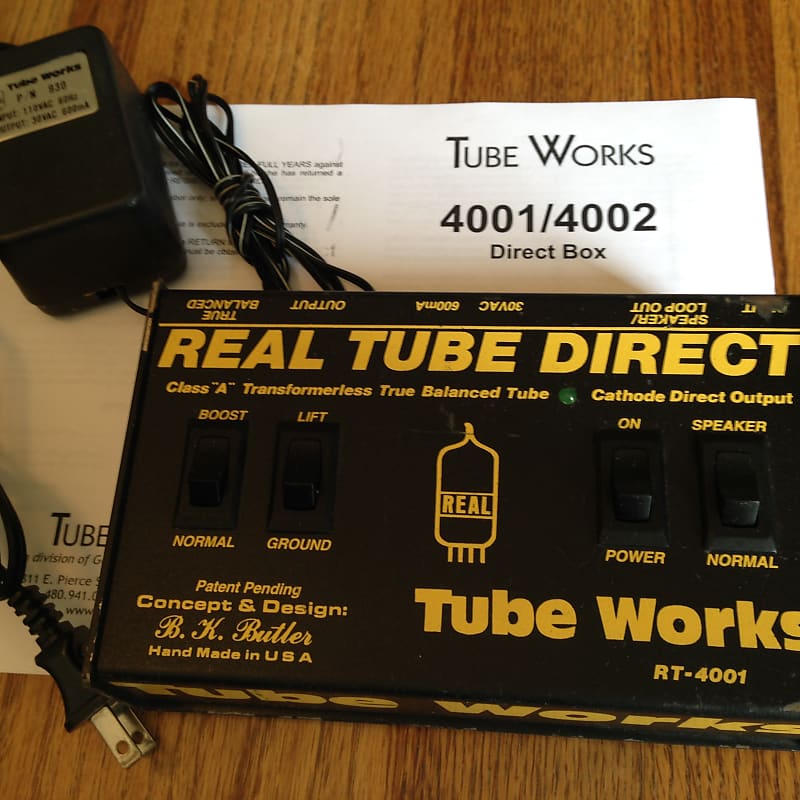 Tube Works Real Tube Direct Box RT - 4001 | Reverb