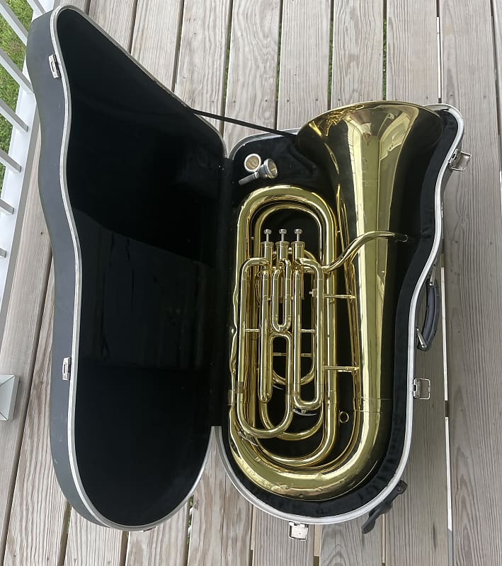 Besson Tuba BE787 - Nice Case / 2 Mouthpieces | Reverb