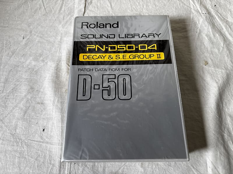 Roland PN-D50-04 PATCH DATA ROM for D-50, D-550 w/ box | Reverb