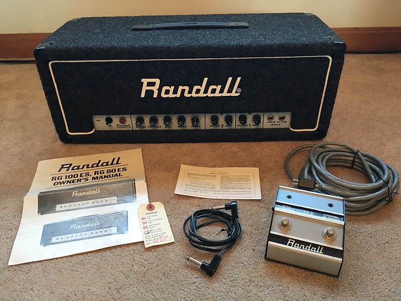 Vintage MINT Randall RG80ES Guitar Amplifier Amp Rare RG80 RG | Reverb
