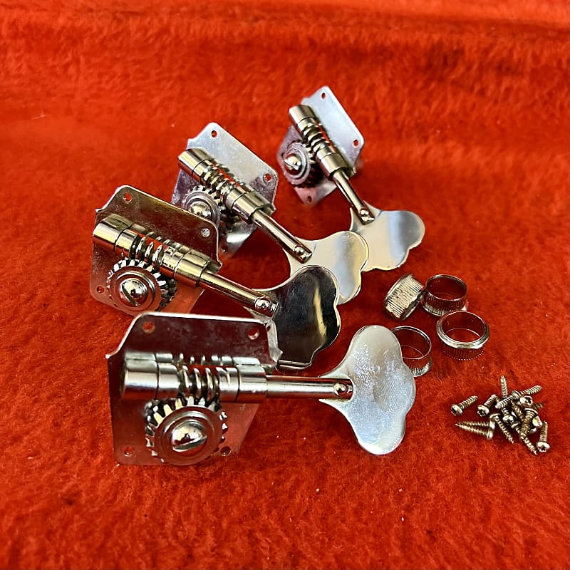 Gibson Thunderbird Bass Guitar Tuners C 1965 Chrome Reverb