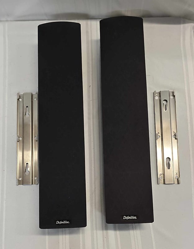 Definitive Mythos Two Speakers - Wall Mount - Piano Black | Reverb