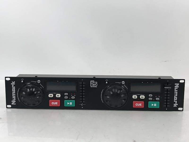 Numark CDN25 Professional DJ DUAL RACK–MOUNTABLE CD PLAYER | Reverb