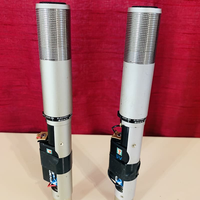 Sony Ecm-22 1960s - Silver | Reverb