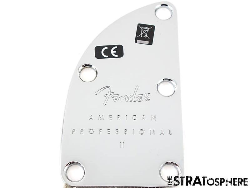 American Fender Professional II Jazz Bass Contour NECK PLATE | Reverb