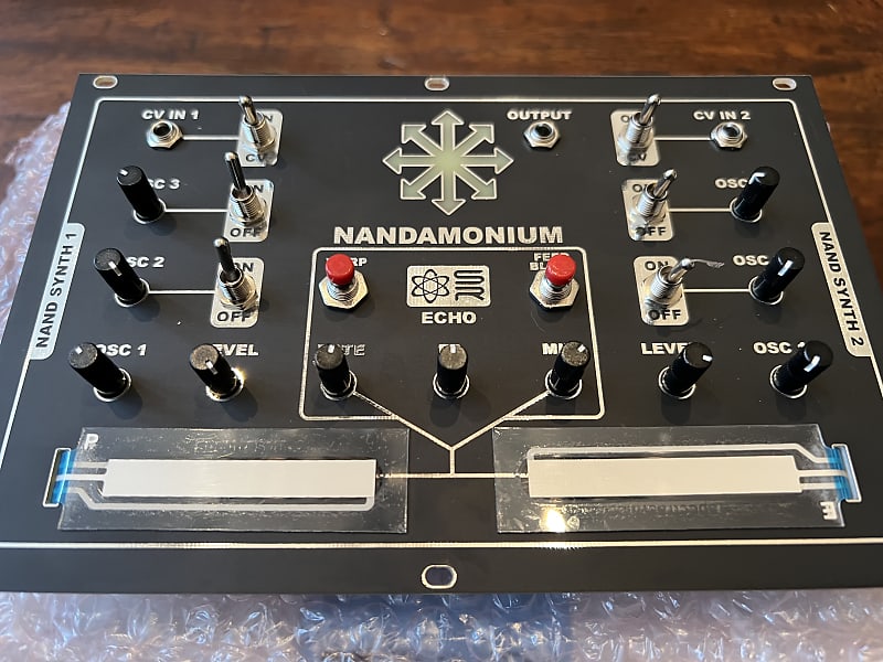 Synthrotek Nandamonium Drone with Echo Eurorack - Black | Reverb