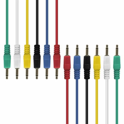 OXI Instruments Glows - LED 3.5mm Patch Cable 5-pack [Three | Reverb