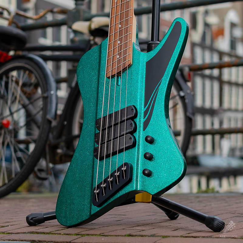 Dingwall D-roc 5-String in Aquamarine Sparkle | Reverb