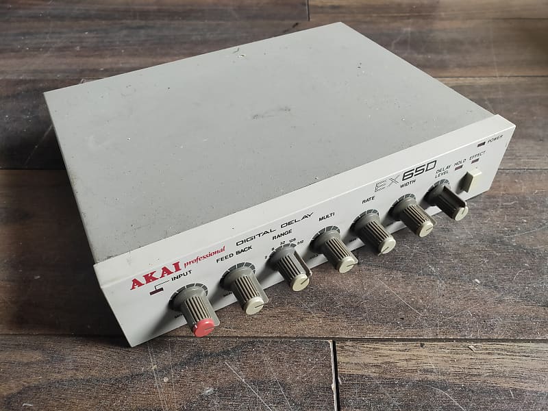 1987 AKAI EX65D Professional Digital Delay Rack Unit | Reverb