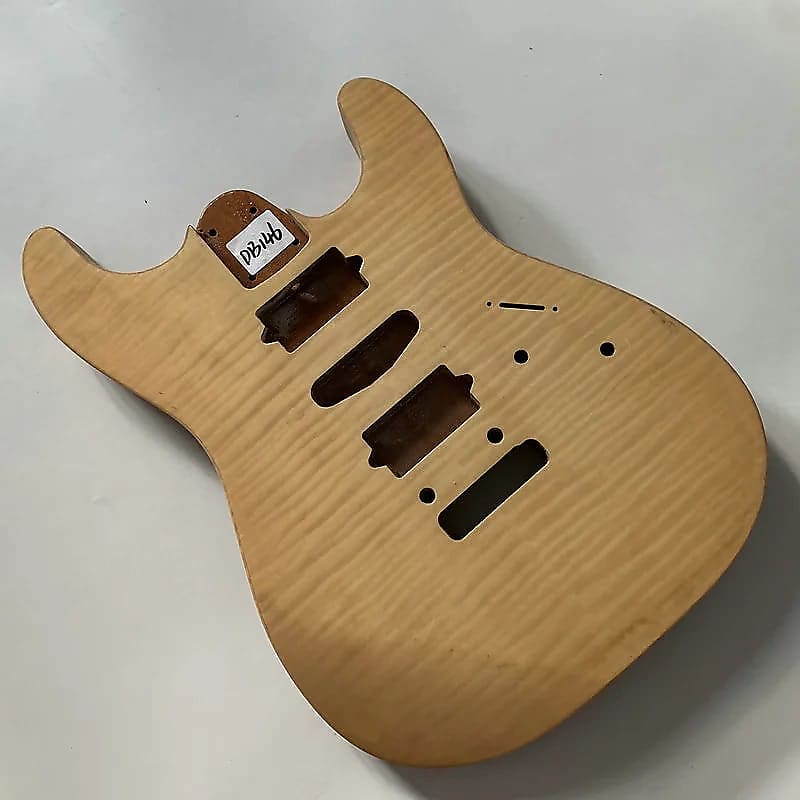 HSH Tiger Maple Top Guitar Body DIY Project | Reverb