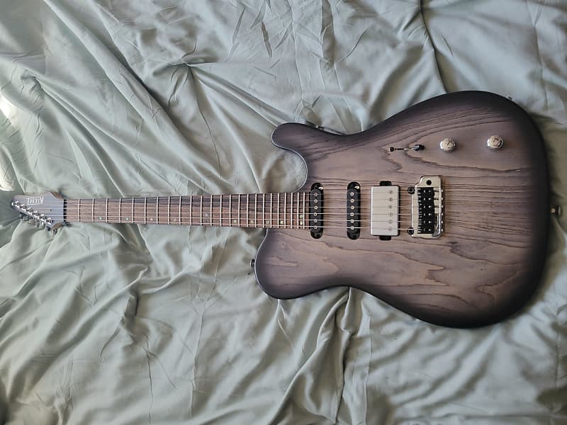 Kiesel Solo 2022 - Antique Ash/Trans Black Burst/Raw Tone | Reverb