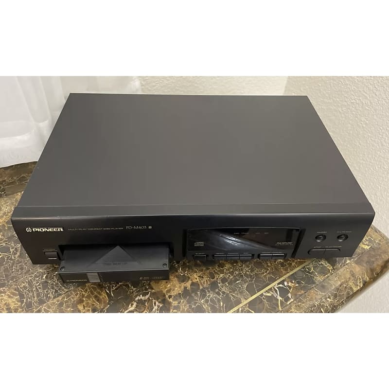 Pioneer 6 CD Changer Multi Play Compact Disc Player PD-M403 W | Reverb