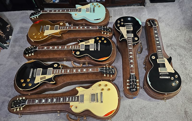 Gibson Custom Shop Standard R8 and R0 Painted Over Collection | Reverb