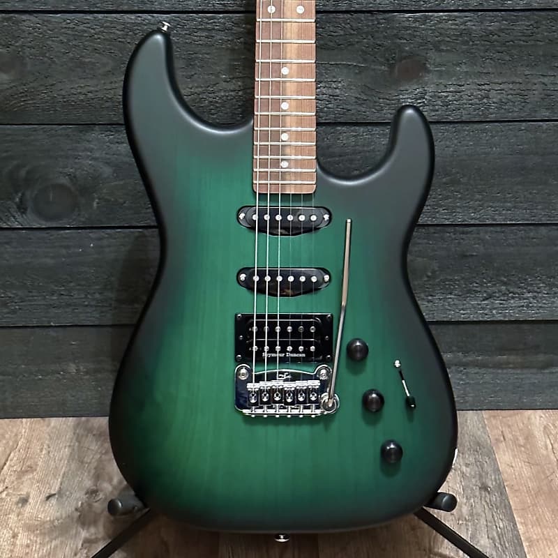 G&L USA Legacy HSS RMC Build To Order Green Burst Frost | Reverb