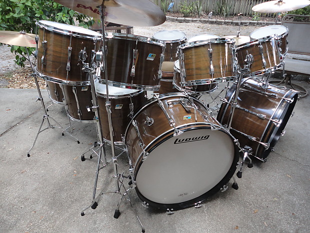 Ludwig Classic Mach Lug 1975 Walnut Cortex | Reverb