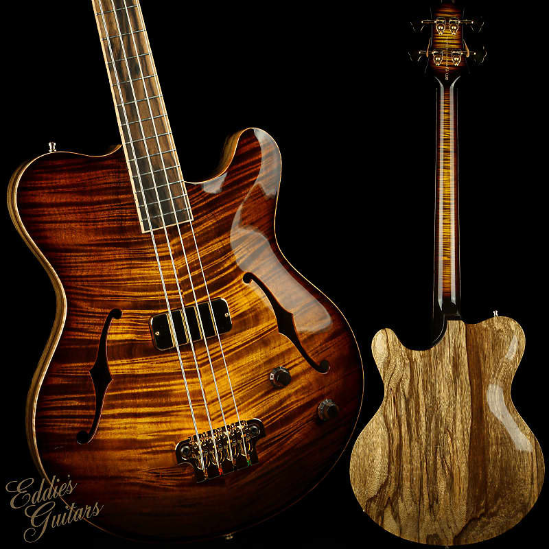 Nik Huber Rietbergen Bass - Charcoal Burst | Reverb