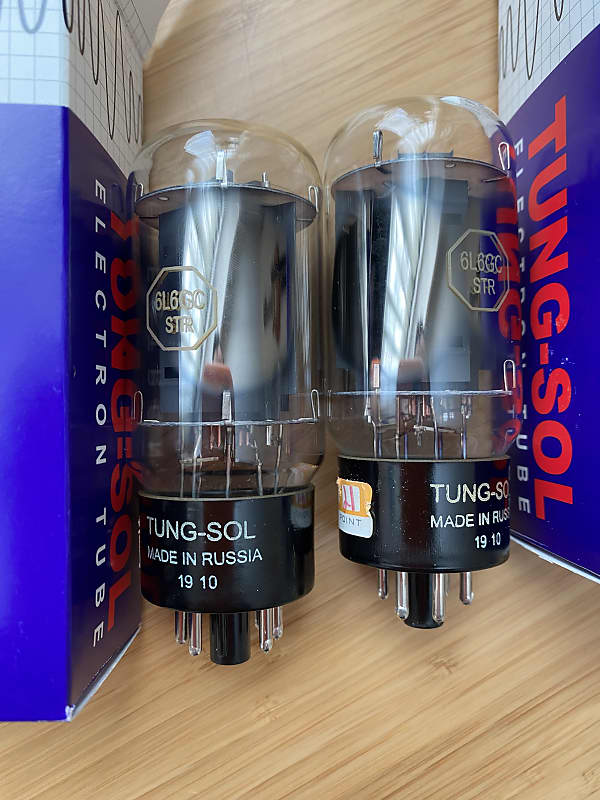 Tung-Sol 6L6GC STR (Matched Pair) | Reverb