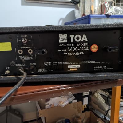 TOA MX-104 Powered Mixer -Four 4-Channel 100W Powered Mixer | Reverb