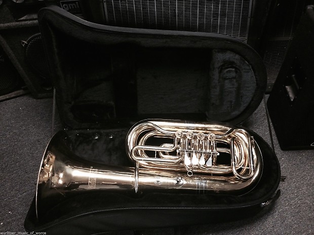 Sanders Artist Series 4 Rotary Valve Tuba w/ Case Brass | Reverb