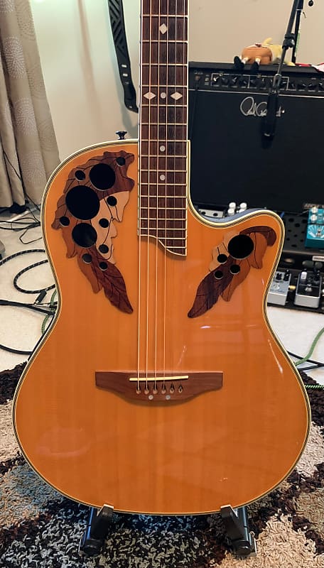 Ovation Celebrity Deluxe CC257 2000's Natural | Reverb