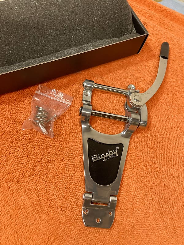 Bigsby B70 Tremolo Vibrato Nickel Excellent | Reverb