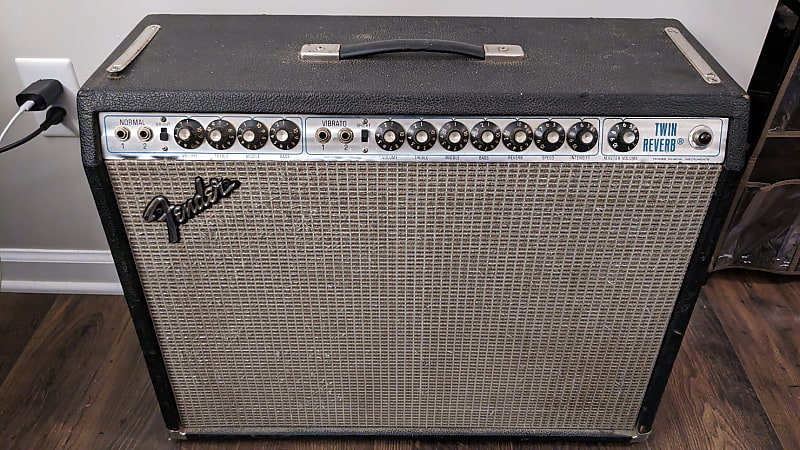 Fender Twin Reverb 2-Channel 100-Watt 2x12" Guitar Combo 1973 | Reverb
