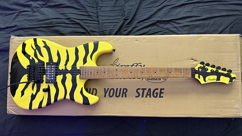 Firefly FFST Tiger Electric Guitar - George Lynch Inspired - | Reverb
