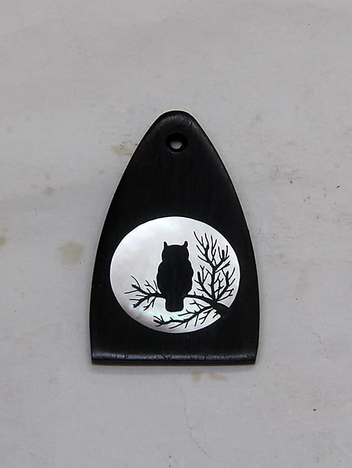 Truss Rod Cover with Owl Silhouette Inlay will fit PRS | Reverb