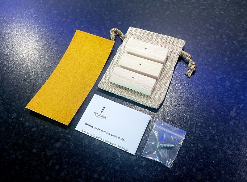 Strat Tremolo Trem Wood Block Deck Hard Tail Hardtail | Reverb UK