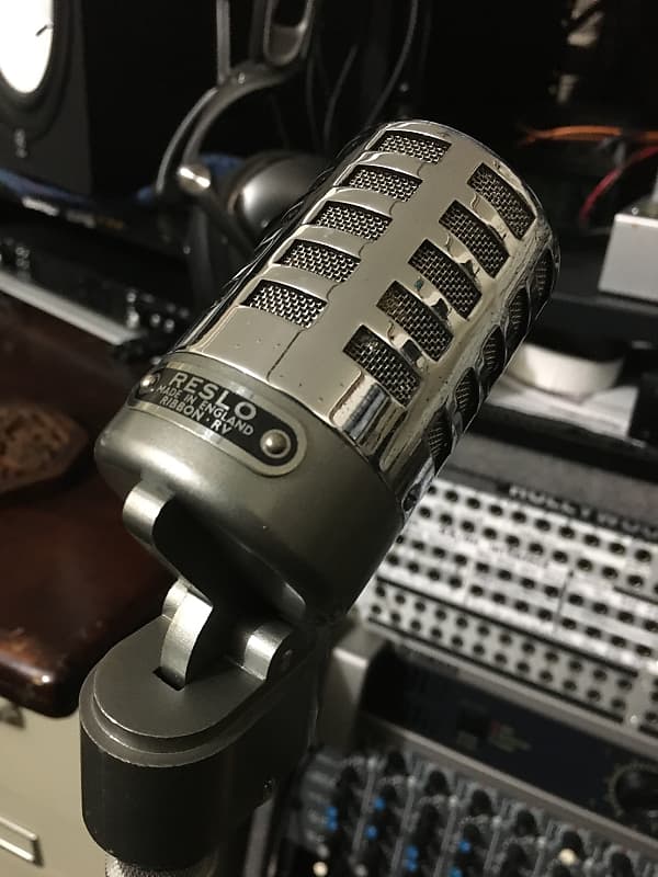 Reslo Reslosound RV Vintage Ribbon Microphone modded with | Reverb UK