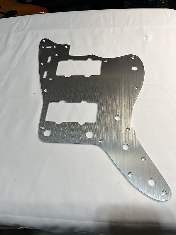 NOS Fender Jazzmaster Silver anodized aluminum pickguard PG | Reverb