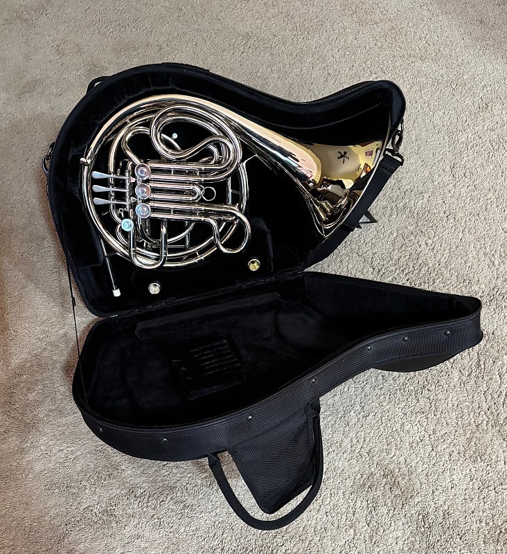 French Horn Conn 8D 1929 - Silver / Nickel | Reverb