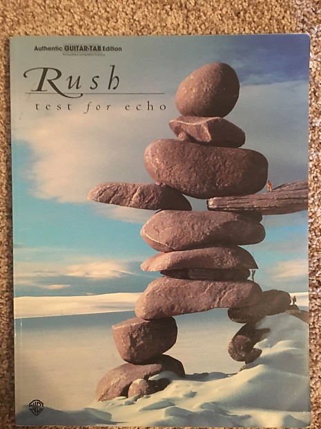 Rush - Test For Echo - Guitar tab / tablature Book | Reverb