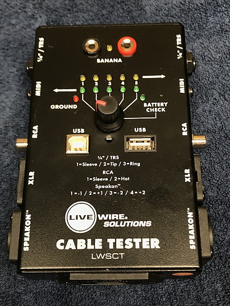 Live Wire Solutions Cable Tester | Reverb