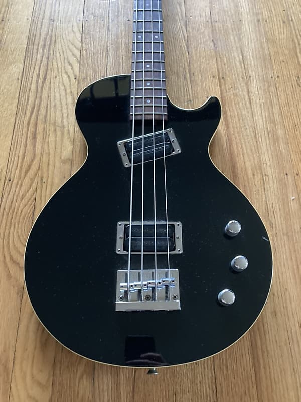 Fujigen Japan Rockoon LP Bass - Tuxedo finish, Kawaii, medium | Reverb