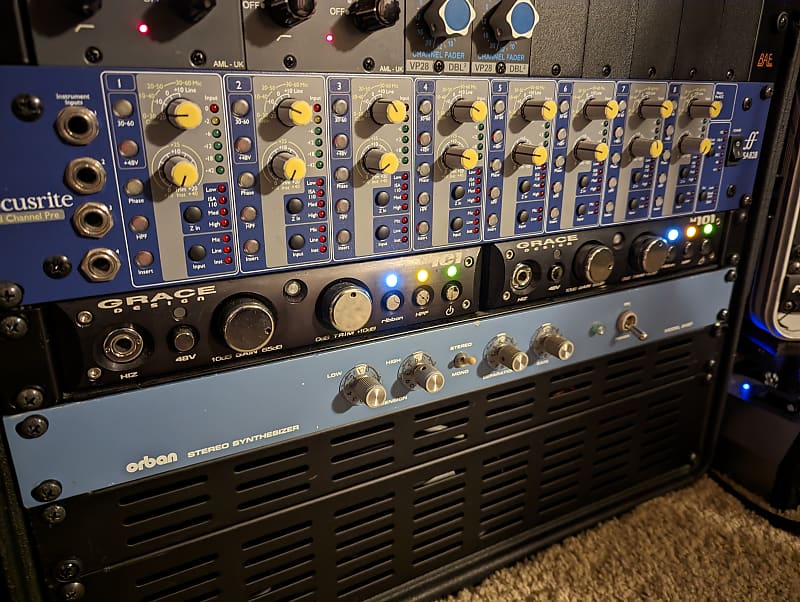 Grace Design M101 Preamp Pair w. Rack Tray | Reverb