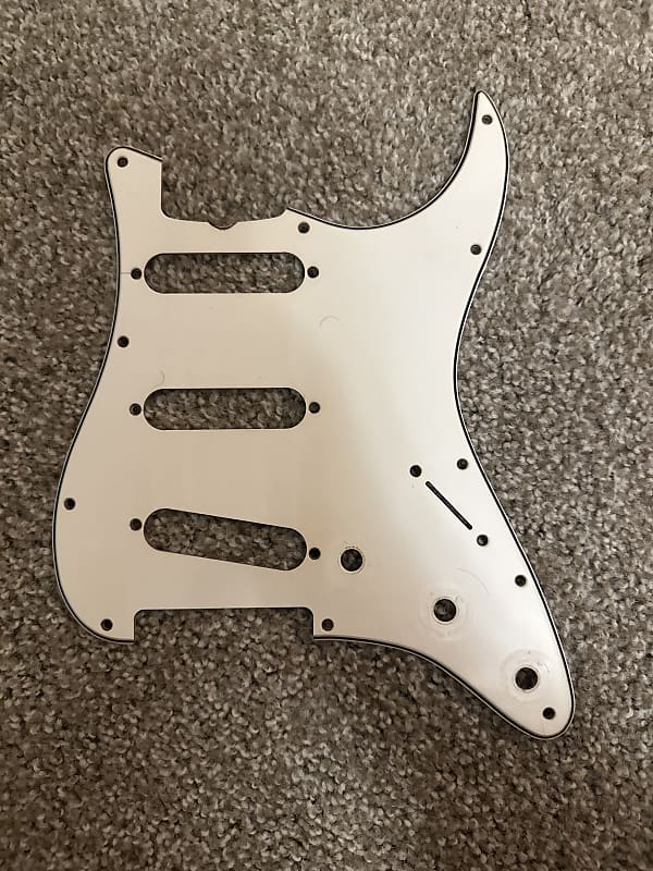 StewMac stratocaster pickguard 2023 - relic off white | Reverb