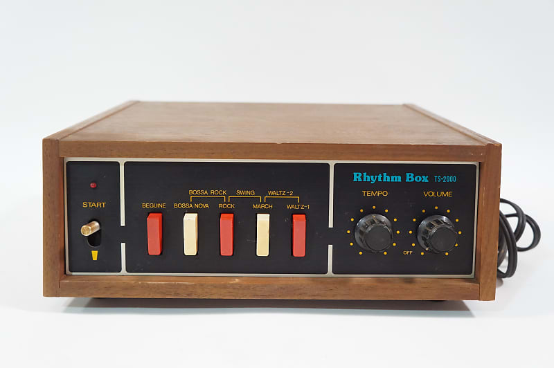 Rhythm Box TS-2000 Vintage Analog Drum Machine RARE Worldwide | Reverb