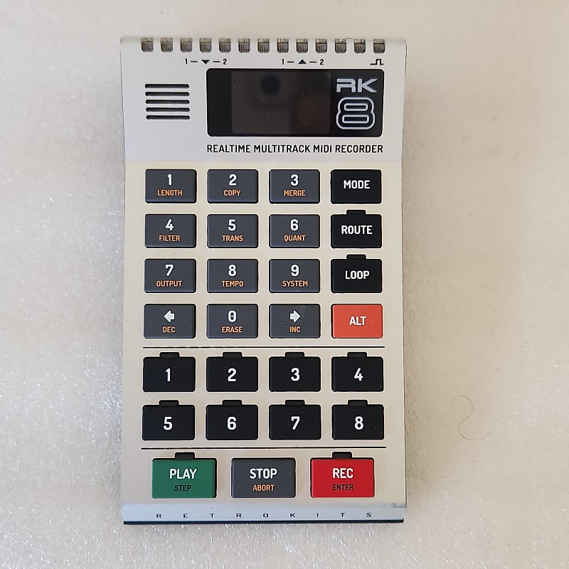 Retrokits RK-008 Realtime Multitrack MIDI Recorder + 2x 1/8" | Reverb