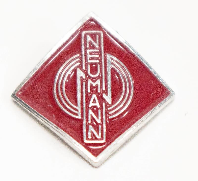 Genuine Neumann Replacement Red Badge for KMS 105 Microphone | Reverb