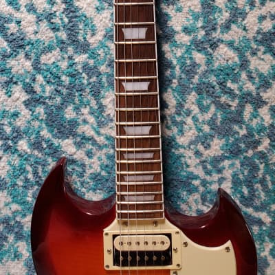 Gibson SG style Firefly FFLG guitar - Upgraded pickups and | Reverb