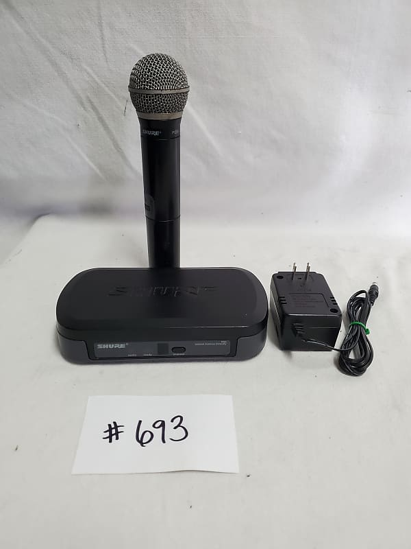 SHURE PG4/PG58 Wireless Handheld Microphone System #693 Good | Reverb