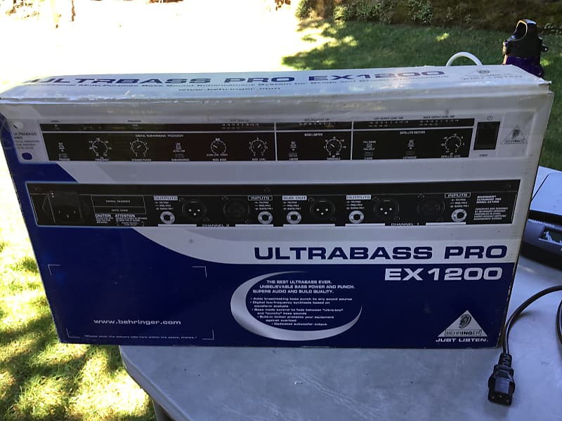 Behringer Ultrabass Pro EX1200 Mid 2000’s - Black | Reverb