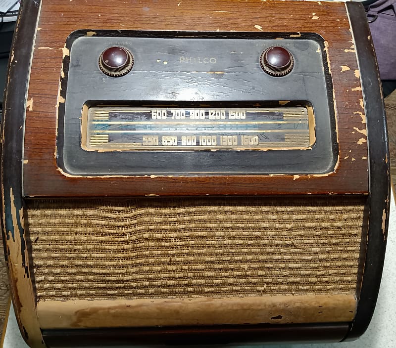 Philco 46-1201 1946 Bing Crosby Front Loading Phono/AM Radio | Reverb