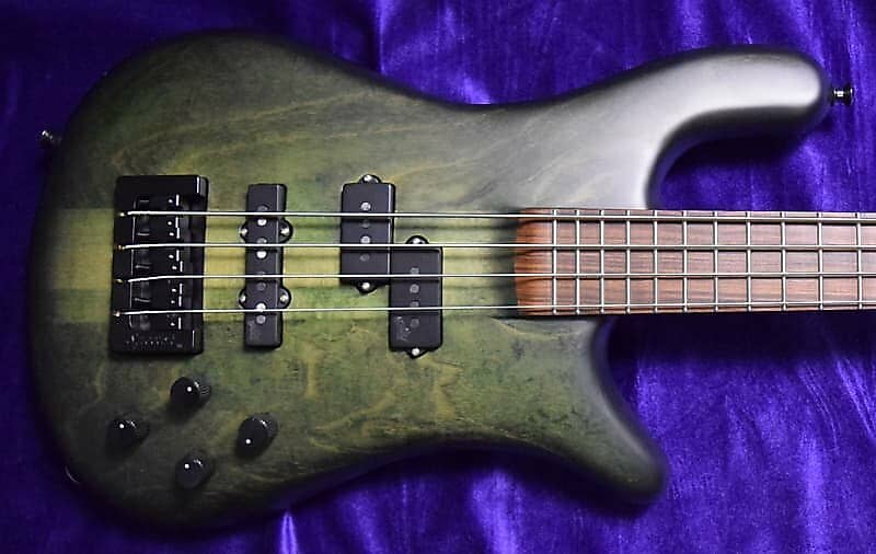 Spector U.S.A. Forte 4, Haunted Moss Matte Finish with Pau | Reverb