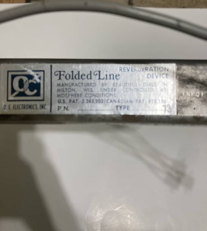 Vintage OC Electronics Reverberation Tank | Reverb