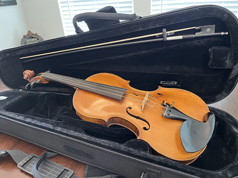 Flamed, Single back, Full size Pro violin - Amati copy Circa | Reverb