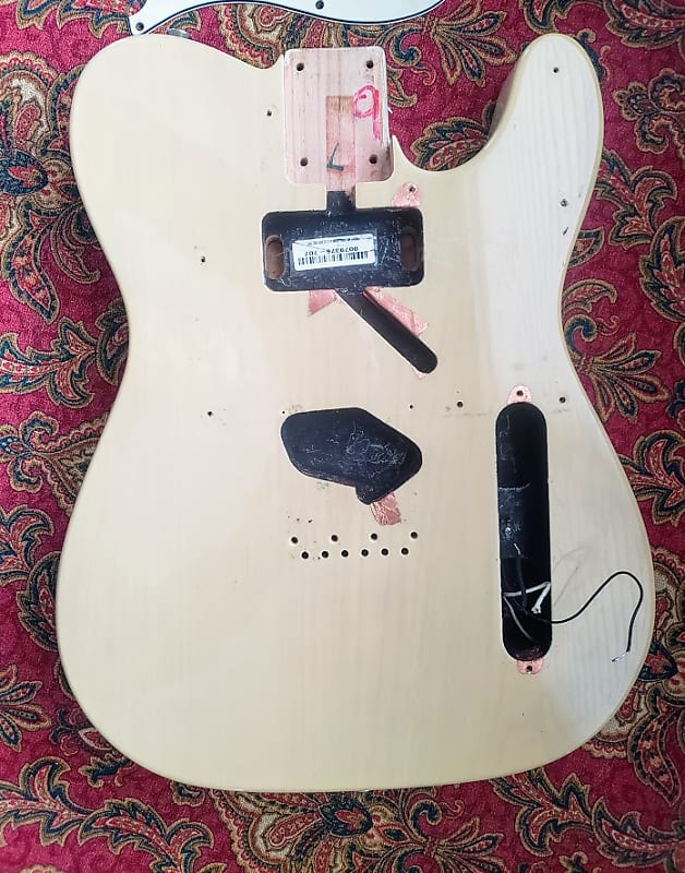 Fender American Special Telecaster body Antique Blonde with | Reverb