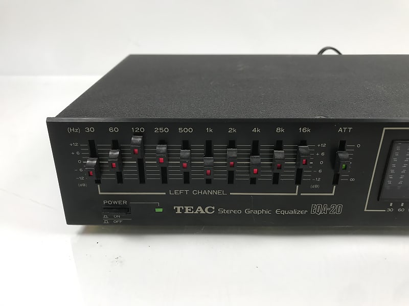 Teac Stereo 10 Band Graphic Equalizer —EQA-20 With Spectrum | Reverb